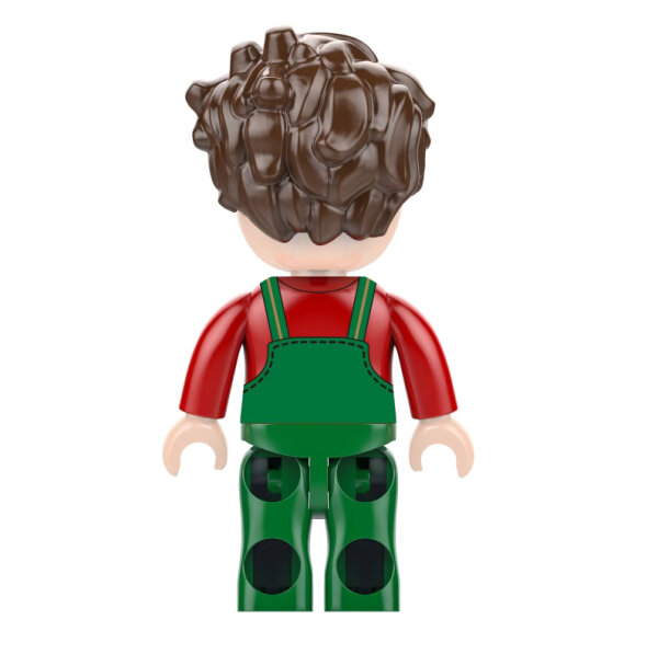 Kiddicraft KC1113 Roter Trecker mit Walze und Mähbalken, 7,99